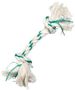 booda fresh n floss 2-knot rope bone spearmint large