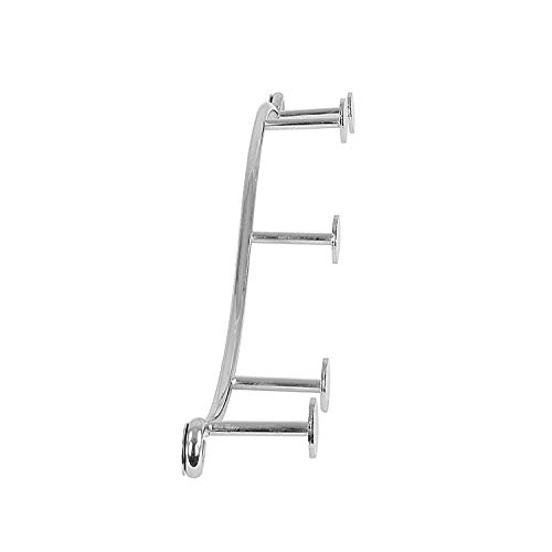 Spectrum Diversified Sweep 5-Hook Single Rack Wall Mount, Chrome (65070)