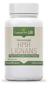 lignans for life hmr lignans for dogs, 20mg - 90 capsules - treat cushing's disease