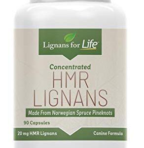 Lignans for Life HMR Lignans for Dogs, 20mg - 90 Capsules - Treat Cushing's Disease