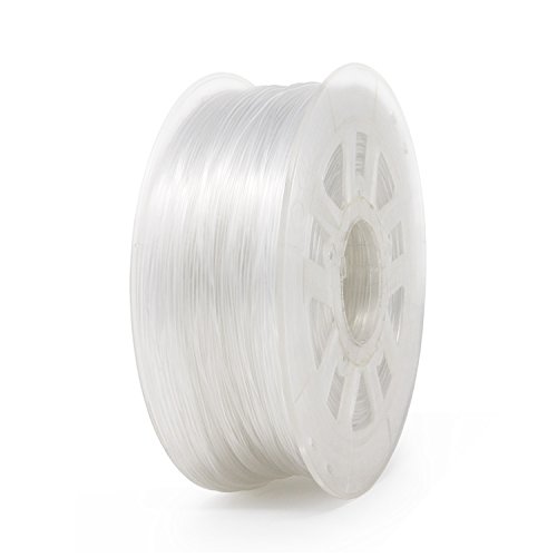 Gizmo Dorks 3mm (2.85mm) PLA Filament 1kg / 2.2lb for 3D Printers, Transparent