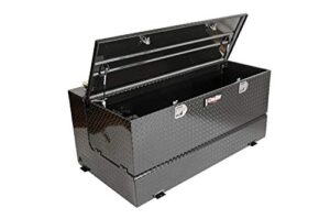 dee zee dz91742xb (92 gallon) auxiliary diesel combo transfer tank & tool box - black aluminum