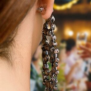 Most Secure Earring Back by Chrysmela Platinum Patented technology automatically fit and lock all types of earring posts Replace screw backs, La Pousset, butterfly backs