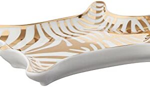 Jonathan Adler Metallic Zebra Dish, Gold