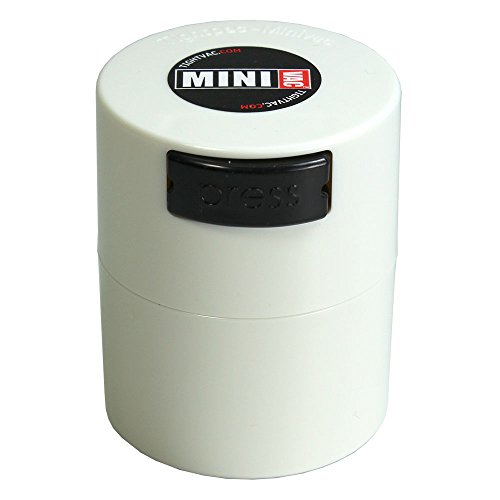 Minivac - 10g to 30 grams Vacuum Sealed Container - White