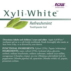 Now Foods Xyliwhite, Refreshmint, 6.4 Ounce (Pack of 4)