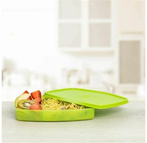 Tupperware Classic Slim Lunch Box, Green (189)