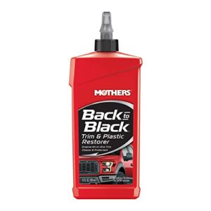 mothers 06112 back-to-black trim & plastic restorer, 12 fl. oz.