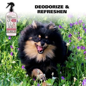 Wahl Cornflower Aloe Pet Deodorant Spray for All Dogs & Cats – Clean Fresh Smell Refreshes & Deodorizes – 8 oz - Model 820009A