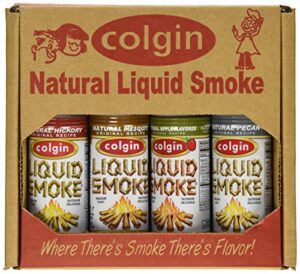 colgin assorted liquid smoke gift box 4.0 oz