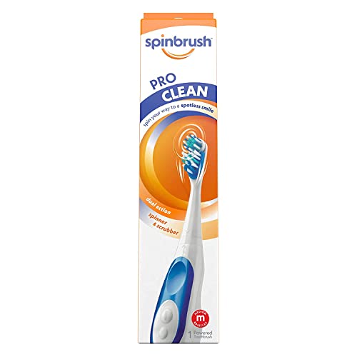 ARM & HAMMER Spinbrush Pro Series Daily Clean Powered Toothbrush Medium - Color Vary (Pack of 2)