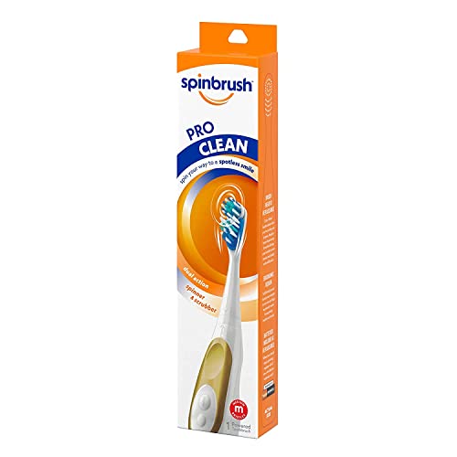 ARM & HAMMER Spinbrush Pro Series Daily Clean Powered Toothbrush Medium - Color Vary (Pack of 2)