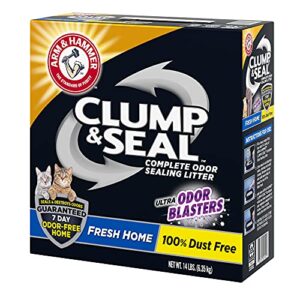 ARM & HAMMER Clump & Seal Cat Litter, Fresh Scent 14lb