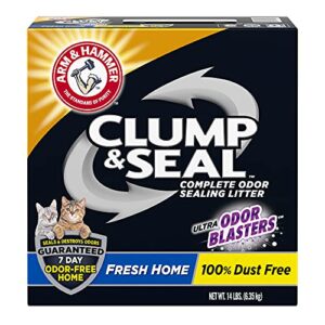 ARM & HAMMER Clump & Seal Cat Litter, Fresh Scent 14lb