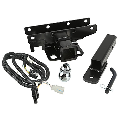 Rugged Ridge 11580.54 Trailer Hitch Kit, 2 inch Ball; 07-18 Jeep Wrangler JK