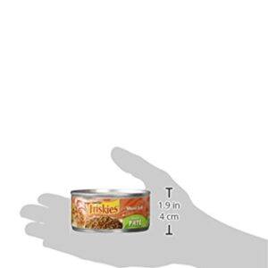 Friskies Wet Cat Food, Classic Pate, 3-Flavor Variety Pack, 5.5-Ounce Can, Pack of 12