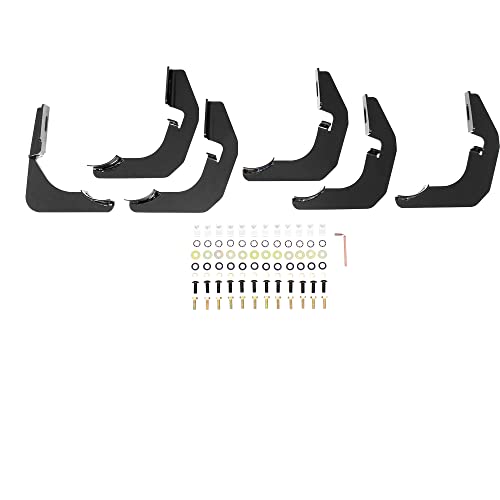 Westin 21-23715 Pro Traxx 4 Oval Nerf Step Bars fits 2014-2018 Silverado Sierra 1500 Dbl Cab 2019 Silverado LD Sierra 1500 Limited Dbl Cab 2015-2019 Silverado Sierra 2500 3500 Dbl Cab Black 1 Pair