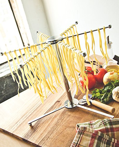 Fox Run Pasta Drying Rack, 14.13 x 14.13 x 10.75 inches, Metallic