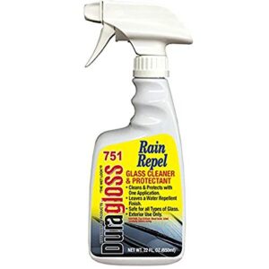 duragloss 751 rain repel 22 ounce glass cleaner