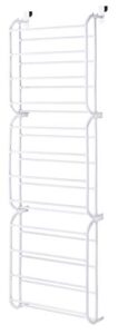 whitmor over the door shoe rack, 36 pair, white