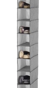 Whitmor Hanging Shoe Shelves - Crosshatch Gray