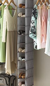 Whitmor Hanging Shoe Shelves - Crosshatch Gray