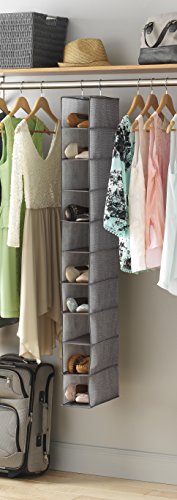 Whitmor Hanging Shoe Shelves - Crosshatch Gray