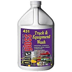 duragloss 431 hd truck and equipment wash, 1-gallon, 128 oz, 1 pack, white