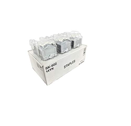 Genuine Konica Minolta 14YK (SK602) Staple Cartridge, Box of 3