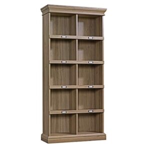 sauder barrister lane bookcase, salt oak finish