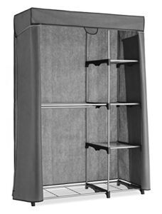 whitmor deluxe utility closet - 5 extra strong shelves - removable cover