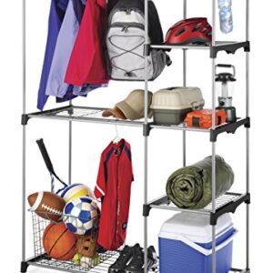 Whitmor Deluxe Utility Closet - 5 Extra Strong Shelves - Removable Cover