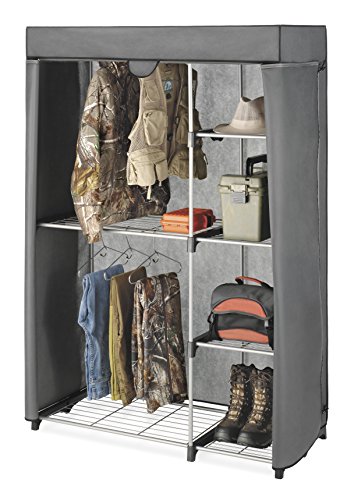 Whitmor Deluxe Utility Closet - 5 Extra Strong Shelves - Removable Cover