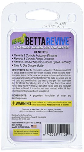 Hikari 330339 Herbal Betta Revive, 0.08 fl. oz.