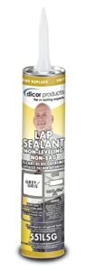 dicor 551lsg-1 non-sag lap sealant - 10.3 oz.