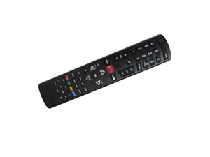 hcdz replacement remote control for tcl le43fhdf3300 le48fhdf3300z le40fhde3010 le55fhdf3300z le55fhdf3310 le32hdf3010 lcd led hdtv smart 3d tv