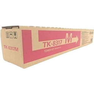 kyocera 1t02mvbus0 model tk-8317m magenta toner cartridge for use with kyocera taskalfa 2550ci color multifunction printer, up to 6000 pages yield at 5% average coverage