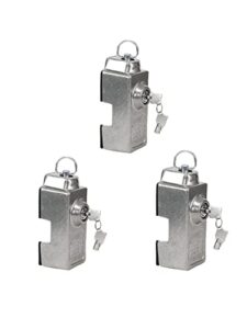 blaylock dl-80 cargo trailer door lock - 3-pack of keyed alike locks