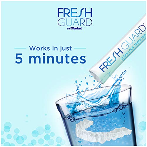 Fresh Guard Soak by Efferdent for Retainers & Clear Braces, Original Version, 24 Count