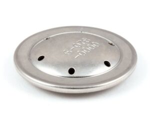 bunn 01082.0000 sprayhead, 6 hole-sst (6-078), silver