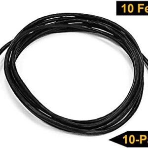 iMBAPrice 3' Cat5e Network Ethernet Patch Cable, 10 Pack, Black (IMBA-CAT5-03BK-10PK)