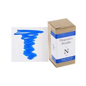 organic studios elements fountain pen bottled ink, 55ml, nitrogen royal blue (os-032)