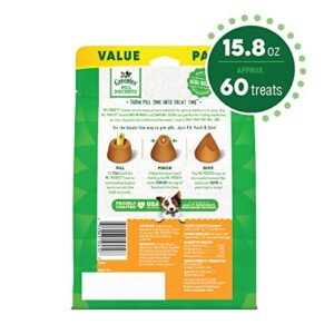 GREENIES PILL POCKETS Capsule Size Natural Dog Treats Chicken Flavor, 15.8 oz. Value Pack (60 Treats)