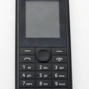 Nokia 106 Unlocked GSM Dual-Band Cell Phone w/SMS and FM Radio - Black