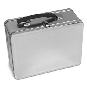 Plain Metal Lunch Box and Bottle