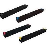 sharp mx-3640n mx-2640 mx-3140 compatible toner cartridge set (black, cyan, magenta, yellow)