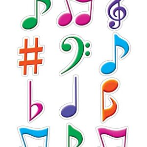 Teacher Created Resources 5482 Musical Notes Mini Accents