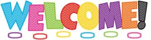 teacher created resources chevron welcome bulletin board