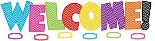 Teacher Created Resources Chevron Welcome Bulletin Board