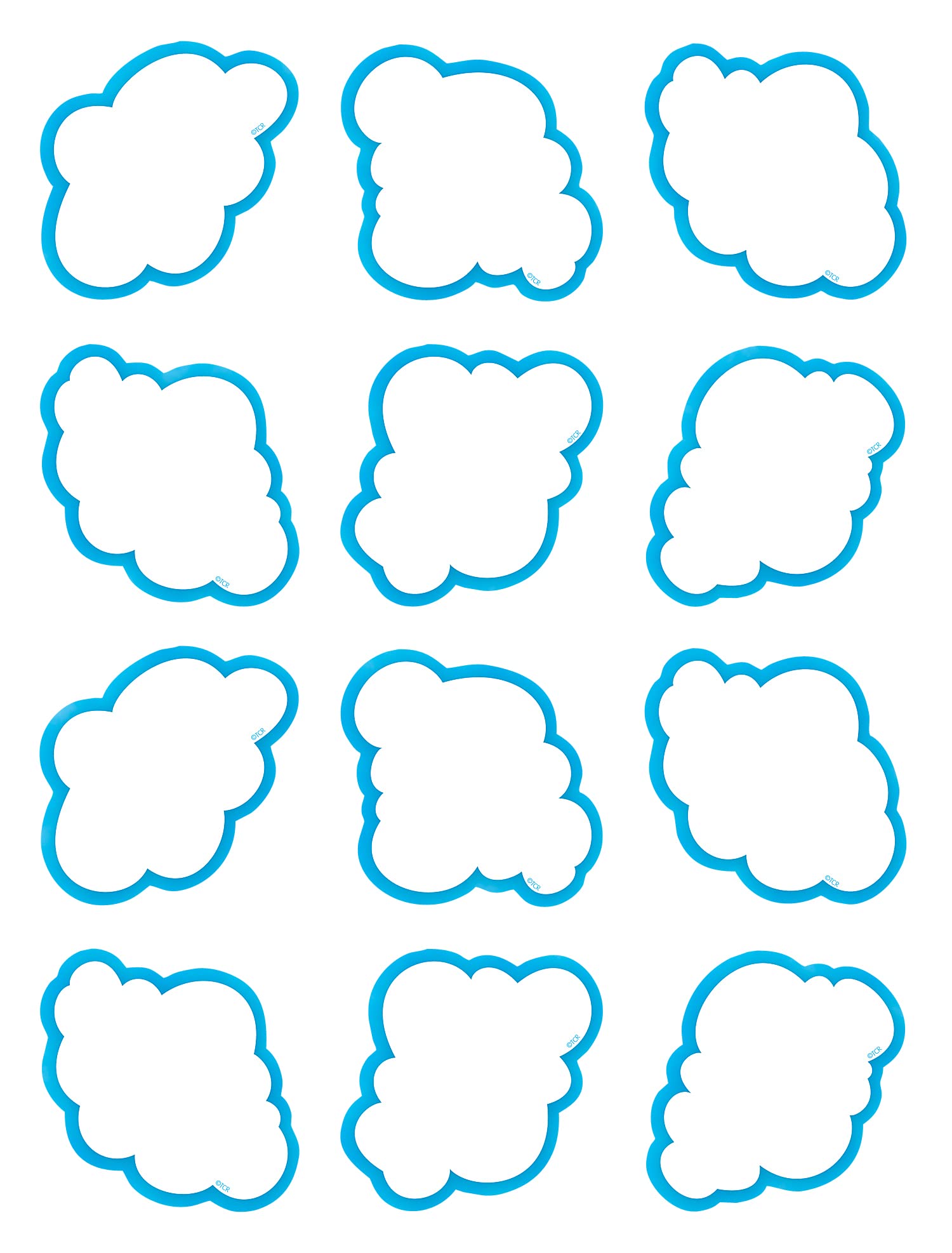 Teacher Created Resources 5533 Cloud Mini Accents